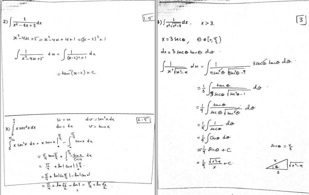 Solved Exam Papers | Faculty members